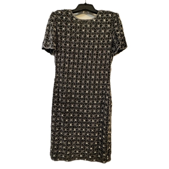 Adrianna Papell | Dresses | Vintage Adrianna Papell Beaded Deco Dress ...